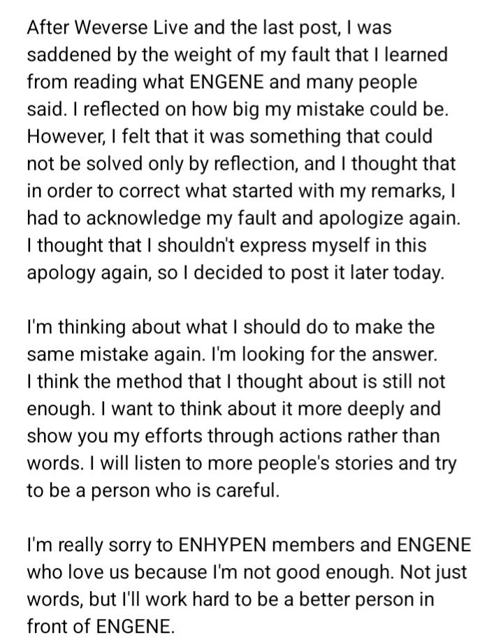 ENHYPEN’s Jay Showcases His True Personality With Second Apology For Remarks Made About Korean ...