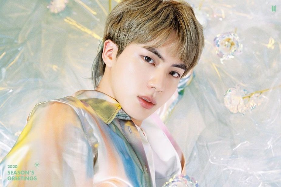Here's 15 Photos Of Worldwide Handsome BTS Jin's Sexy Mullet - Koreaboo