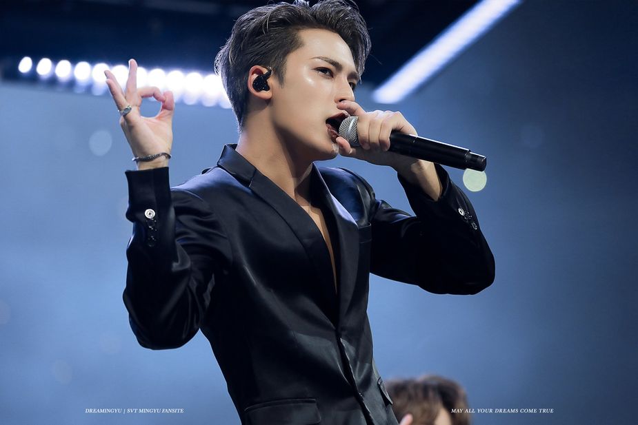 9 Times SEVENTEEN's Mingyu Showed Us How To Wear Colored Hair