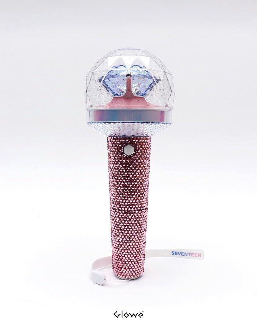 SEVENTEEN's Light Stick Customized With Swarovski Crystals Is ...