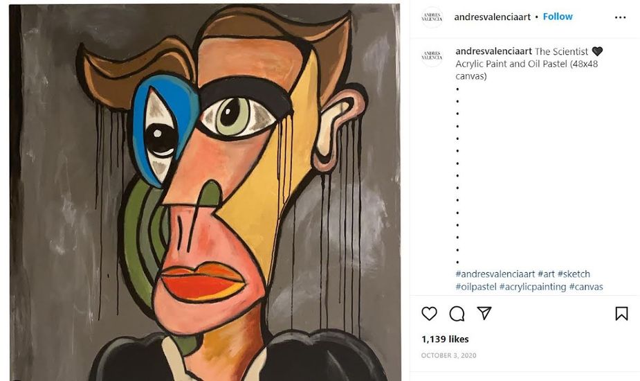 BTS's V Proudly Shows Off A Portrait Of Himself Gifted To Him By An 11 ...