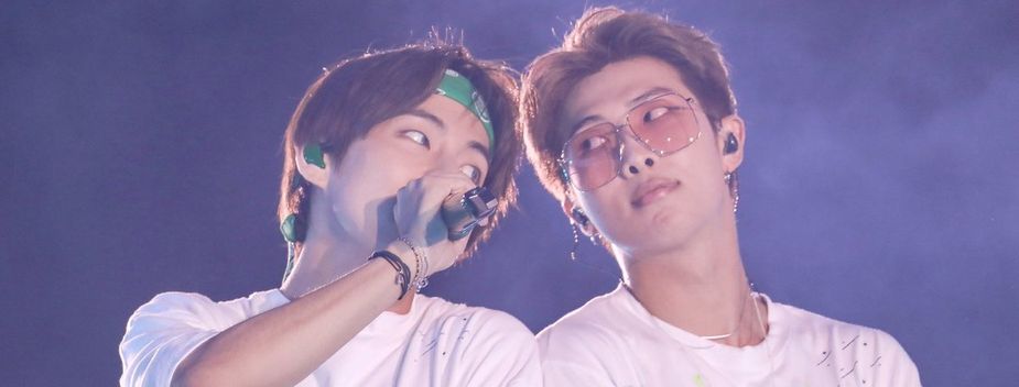 Here's BTS's RM and V Holding Hands And Sliding Right Into Your UWU - Koreaboo