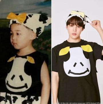 BTS Recreated Their Childhood Photos And It's Just Too Cute - Koreaboo