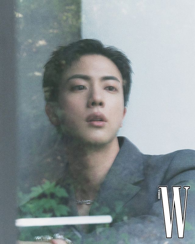BTS's Jin Is Super Hot In 50+ Brand New Photos For W Korea - Koreaboo
