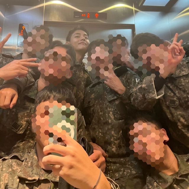 New Photos Of BTS's V While Serving In The Military Are Shared Online ...