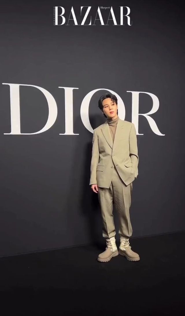 BTS's Jimin Cements His Popularity At DIOR's Paris Fashion Show After ...