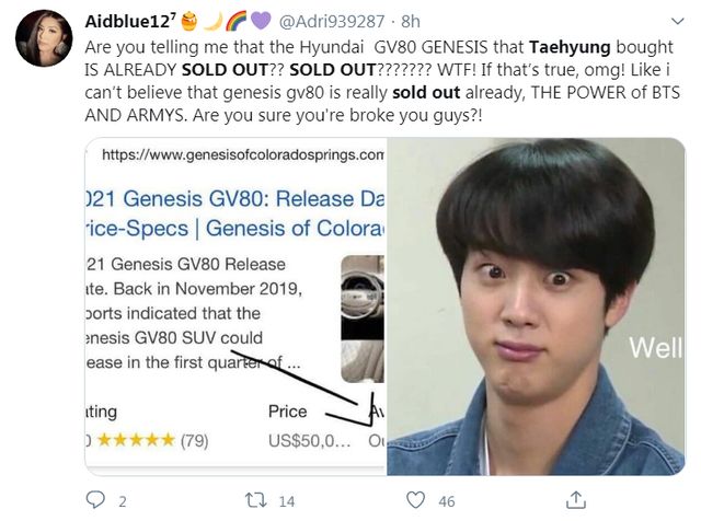 BTS V's New Hyundai Car Is Rumored To Be Sold Out, But Here's The Truth