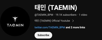 SHINee's Taemin Signs With BPM Entertainment, Releases New Logo ...