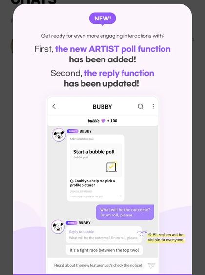 Bubble Adds The Poll Function And Fans Know Which Idol Will Get The Most Use Out Of It - Koreaboo