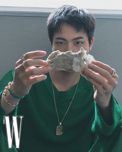 BTS's Jin Is Super Hot In 50+ Brand New Photos For W Korea - Koreaboo