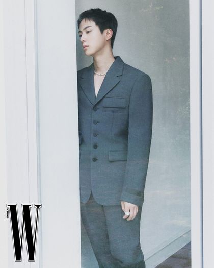 BTS's Jin Is Super Hot In 50+ Brand New Photos For W Korea - Koreaboo
