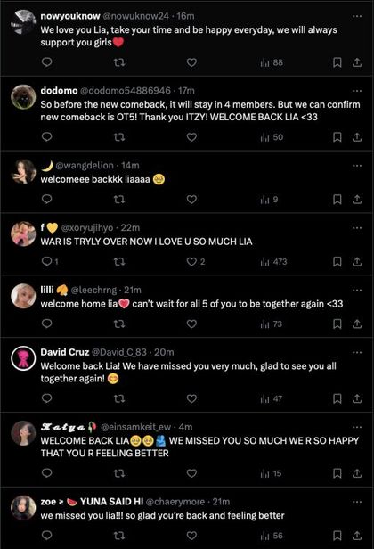 JYP Entertainment Releases Statement Regarding ITZY Lia's Return From Hiatus - Koreaboo