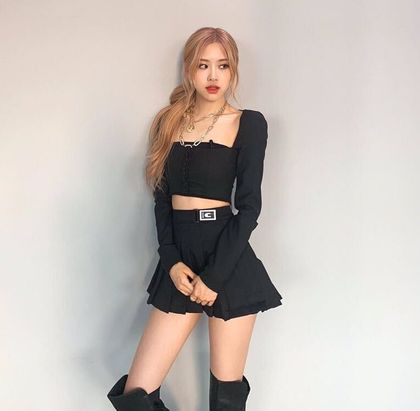 10+ Times BLACKPINK’s Rosé Slayed As A Long-Legged Queen In Thigh-High ...