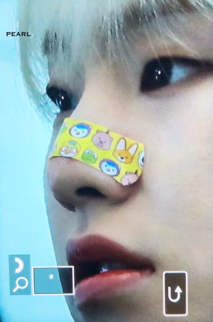 SEVENTEEN's Hoshi Looks Absolutely Adorable With A Band-Aid On His Nose ...