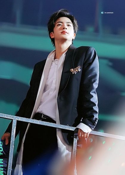Here's 15 Photos Of Worldwide Handsome BTS Jin's Sexy Mullet - Koreaboo