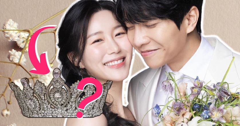 Where Lee Seung Gi's Wife Lee Da In Got The Giant Tiara She Wore In Their Wedding Ceremony ...