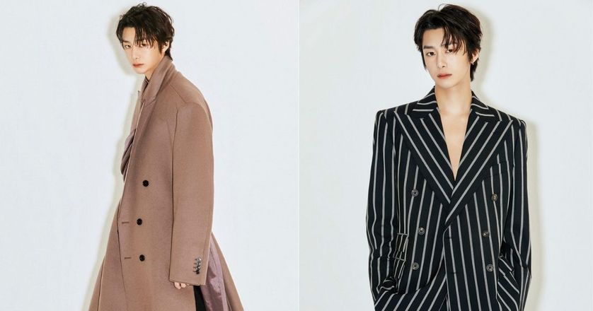MONSTA X's Hyungwon Is Dressed To Kill In His First Solo Magazine Shoot