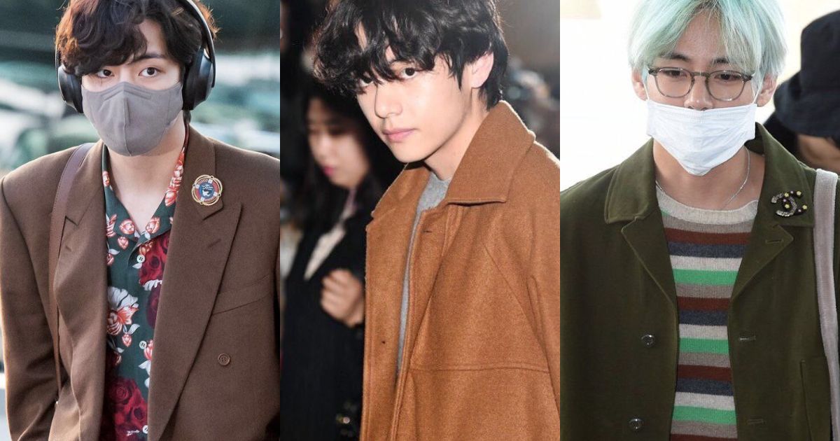 10+ Times BTS's V Turned The Airport Into His Own Personal Runway ...