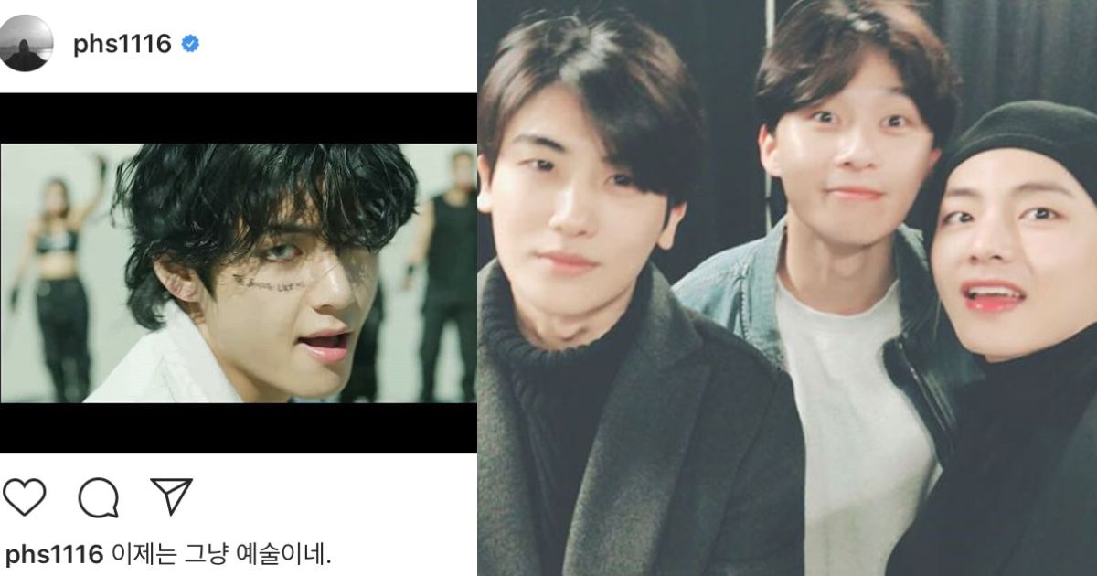 Park Seo Joon, Park Hyung Sik, and Choi Woo Shik Commented on BTS V's New Comeback Visual - Koreaboo