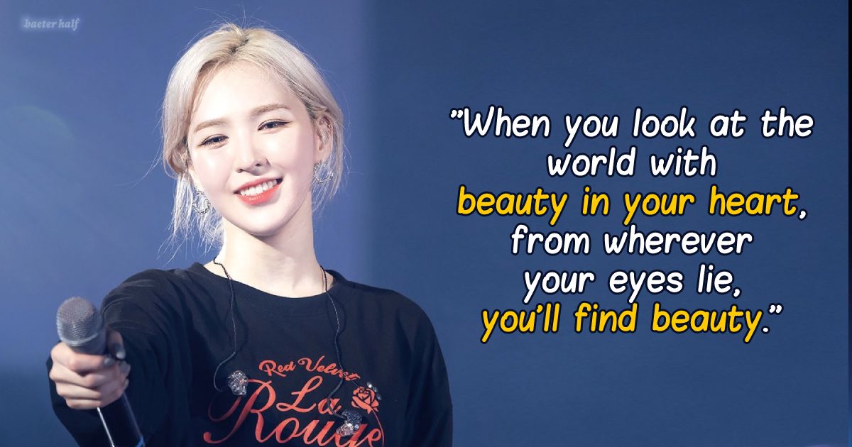 23 Heartwarming Red Velvet Wendy Quotes To Pick You Up When You're Down ...